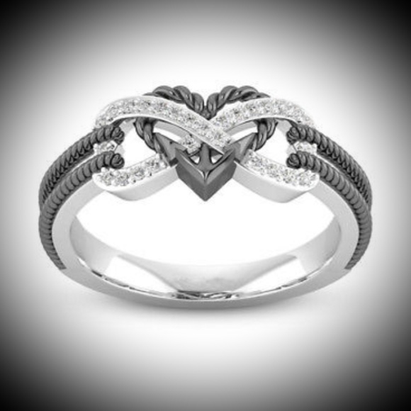 Jewelry | Intertwined Heart And Infinity Symbol Ring | Poshmark